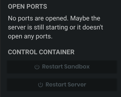 Can't restart container if there are no open ports detected · Issue #2478 · codesandbox ...