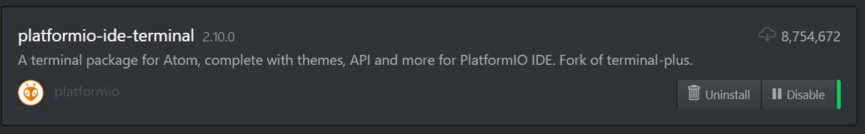 Terminal Doesnt Open · Issue 865 · Platformio Platformio Atom Ide Terminal · Github