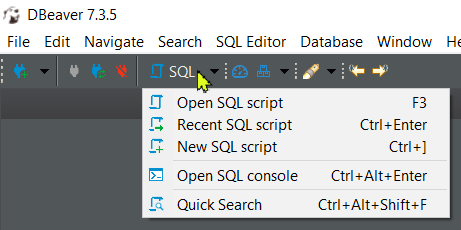 Change back the SQL toolbar · Issue #11363 · dbeaver/dbeaver · GitHub