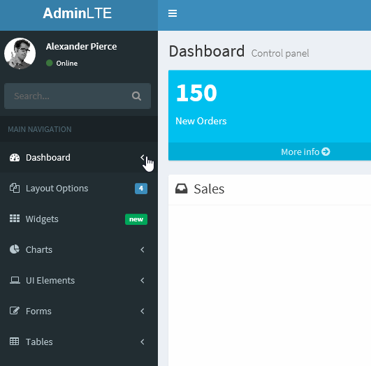 adminLTE v2 IE下点击左侧菜单树子菜单图标问题 · Issue #2140 · ColorlibHQ/AdminLTE · GitHub