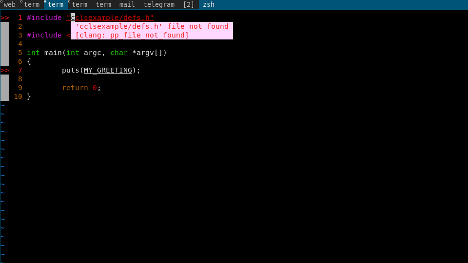How do I load a header from my own project? · Issue #770 · MaskRay/ccls · GitHub