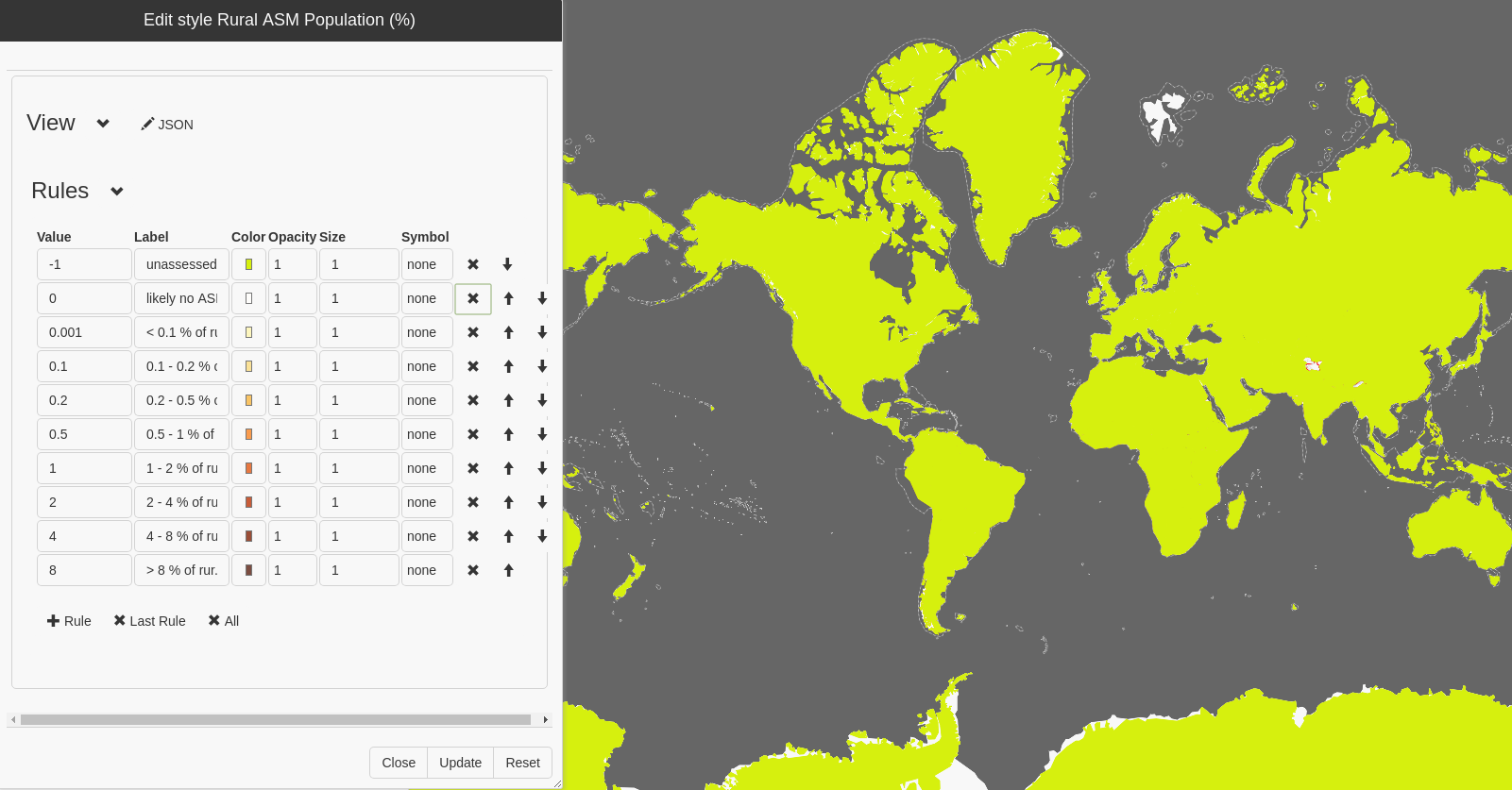 Bug 1 Value Bug The Style Of Views · Issue 78 · Unep Gridmapx · Github