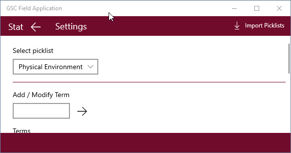 Picklist UI Glitch header bar · Issue #166 · NRCan/GSC-Field-Application · GitHub
