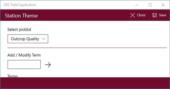 Picklist UI Glitch header bar · Issue #166 · NRCan/GSC-Field-Application · GitHub