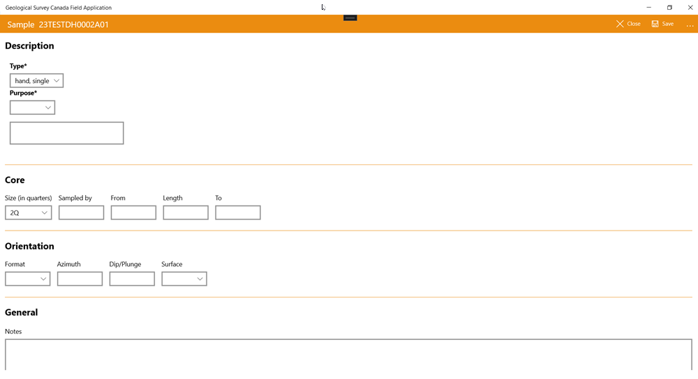 Drill core forms · Issue #61 · NRCan/GSC-Field-Application · GitHub