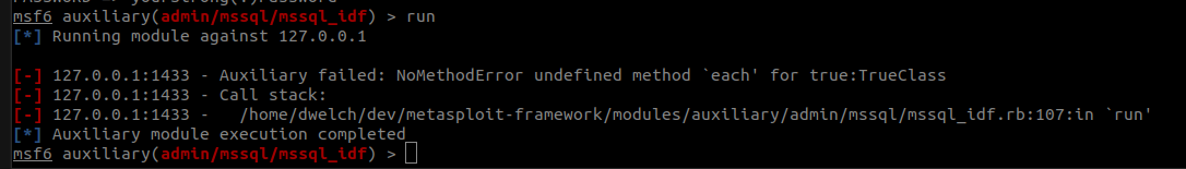 Auxiliary failed: NoMethodError undefined method `each' for true:TrueClass · Issue #15059 ...