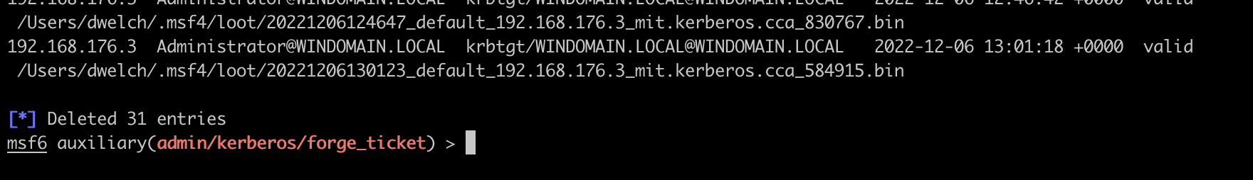 Add klist command by adfoster-r7 · Pull Request #17374 · rapid7 ...