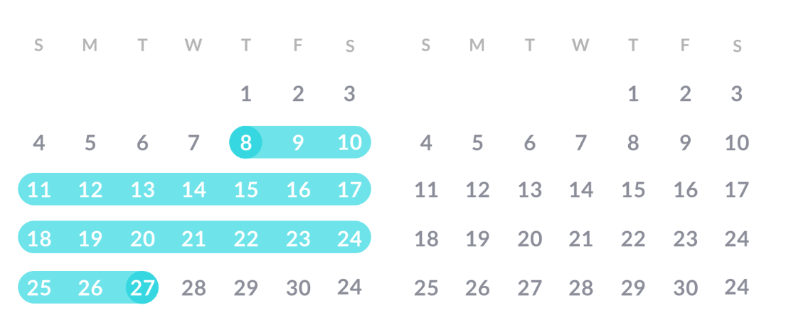 how-to-change-the-css-of-only-the-first-and-last-valid-day-of-the-week