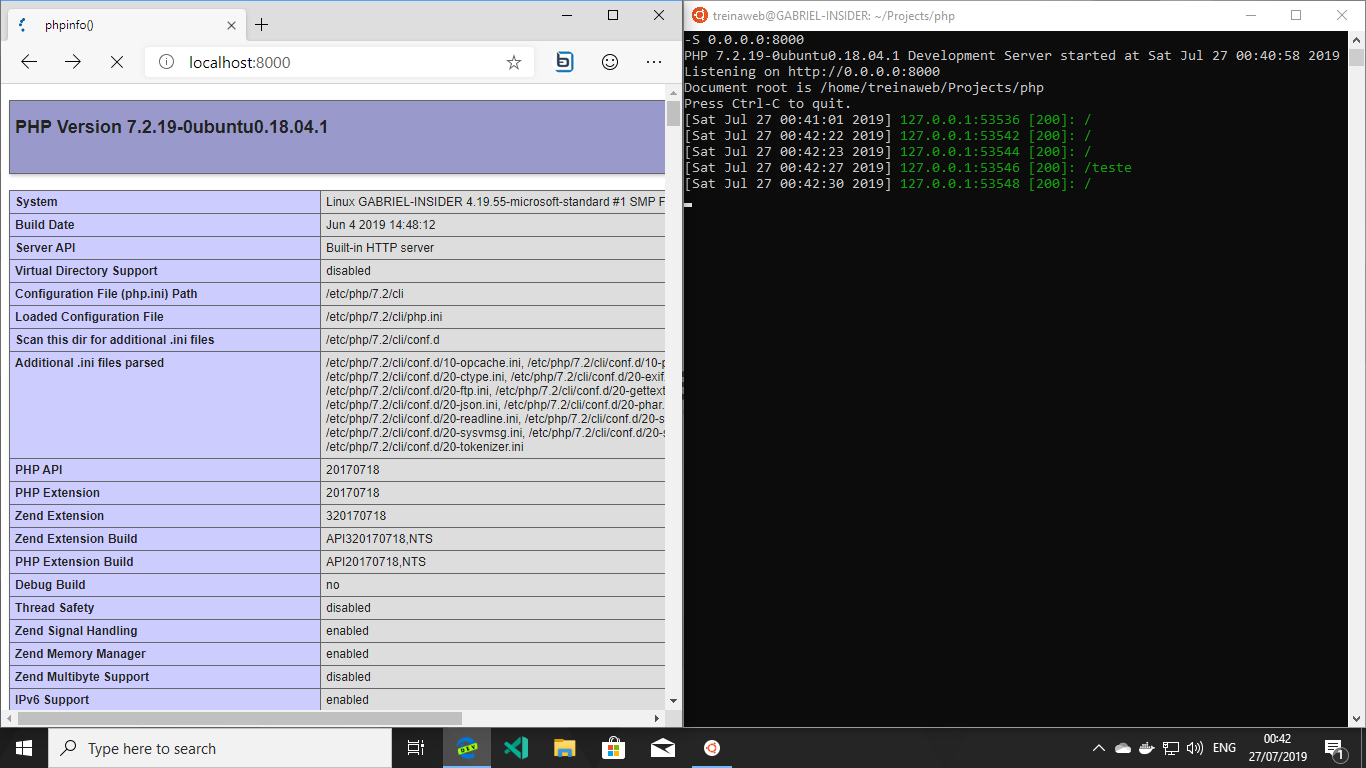 Wsl2 Localhost Connection Not Working With Php Builtin Server · Issue 4338 · Microsoftwsl