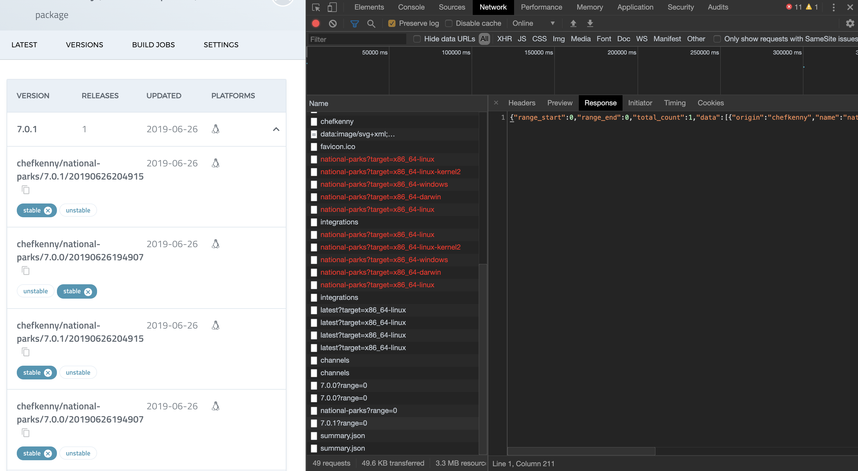Unexpected Ui Behavior When Displaying Artifact Versions · Issue 1377 3172
