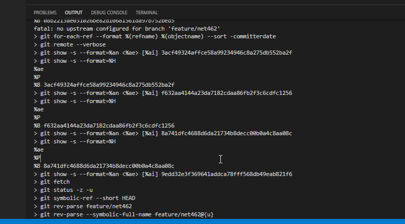 Git: output could also show timing · Issue #73905 · microsoft/vscode ...