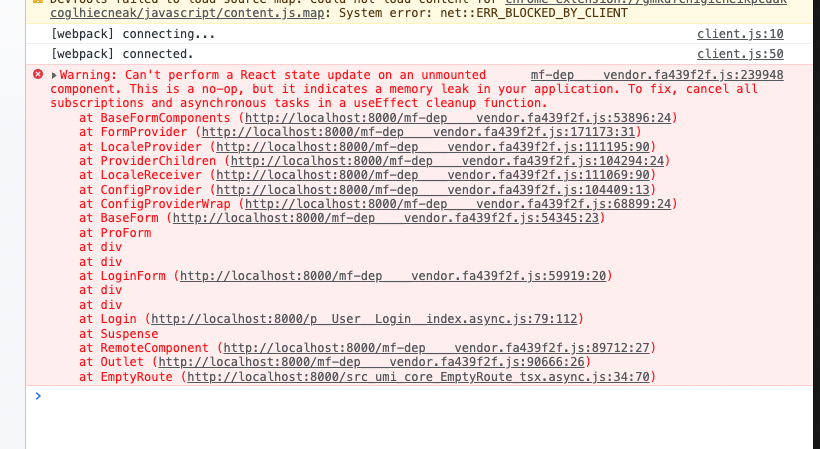 🐛[BUG] ProForm 提交后,跳转页面报错。 · Issue #5709 · ant-design/pro-components · GitHub