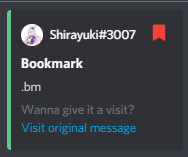 Blank .bm bookmarking request message · Issue #338 · python-discord/sir-lancebot · GitHub
