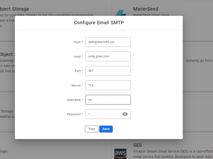 SMTP authentication is mandatory · Issue #520 · nocodb/nocodb · GitHub