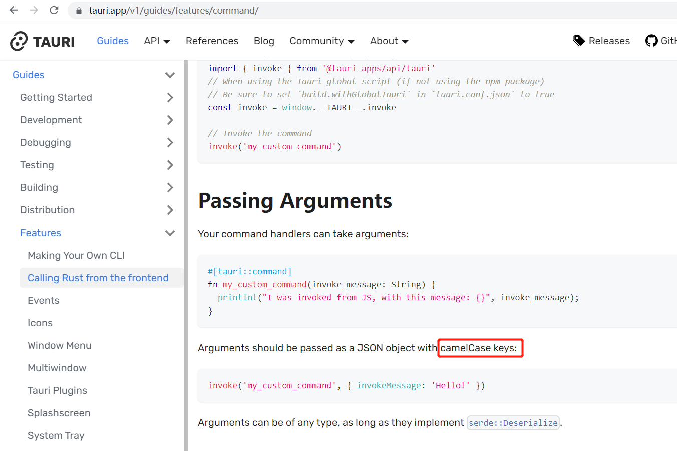 Question When Invoke A Rust Function The Arguments Should Be Passed