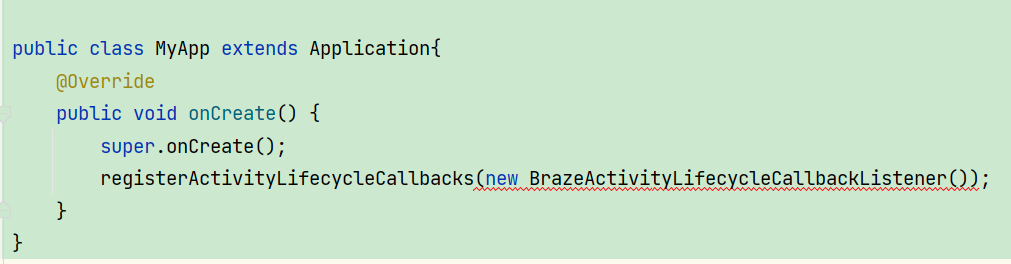 [Bug]: Register activity lifecycle callbacks · Issue #5 · braze-inc/braze-android-sdk · GitHub