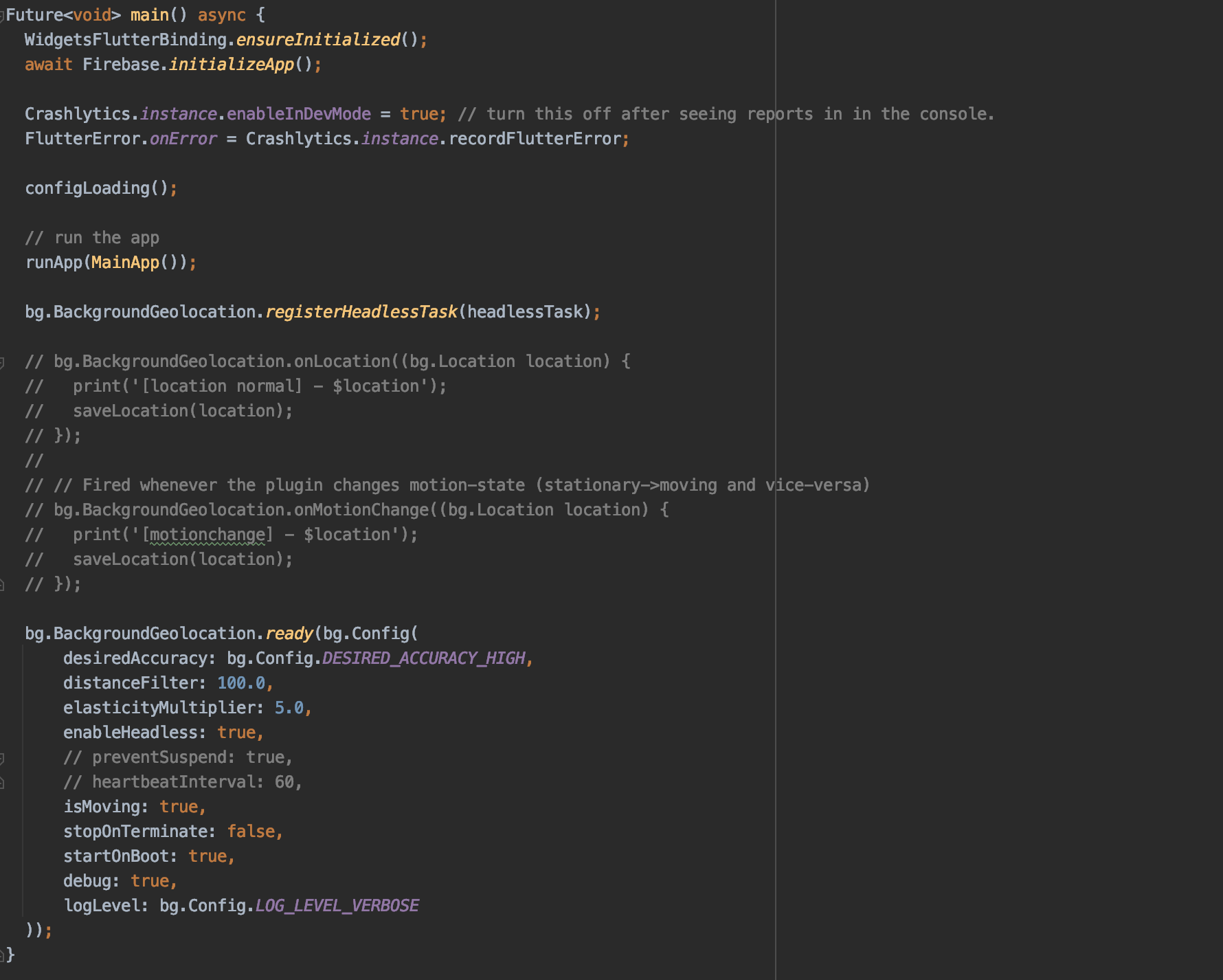 Not receiving location in forground, background and app is killed · Issue #519 · transistorsoft ...