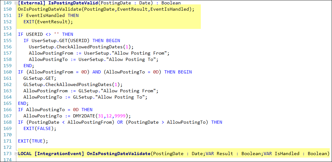 Event Request Codeunit User Setup Management · Issue 3402