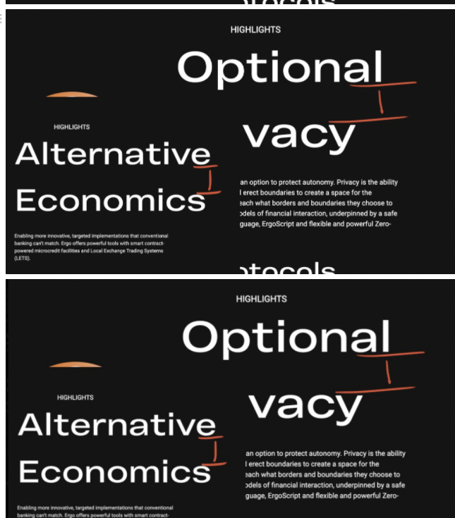 Highlights title spacing · Issue #15 · ergoplatform/ergoweb · GitHub
