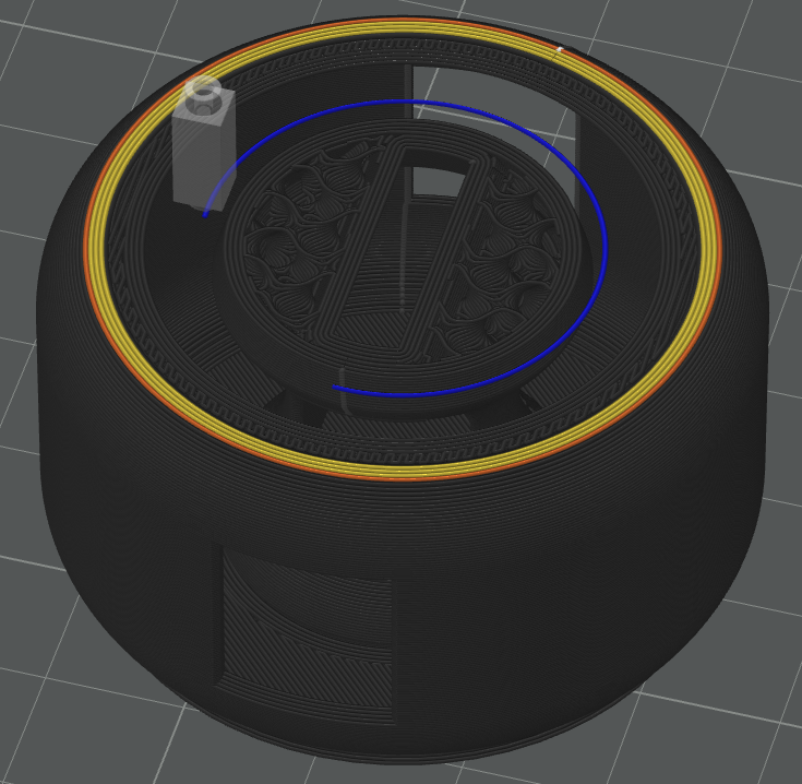 Cable Puck Model Print Mid Air · Issue 1662 · Softfever Orcaslicer · Github