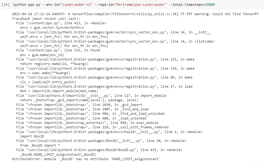 Unit 8: Gym environment not properly linked? · Issue #288 · huggingface/deep-rl-class · GitHub