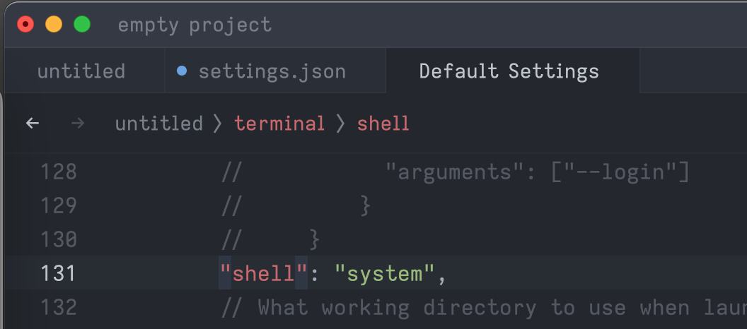 Incorrect documentation for shell command in settings.json ? · Issue #6032 · zed-industries/zed ...