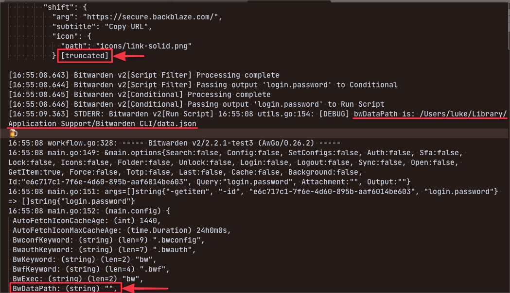 runtime error: slice bounds out of range [:32] with capacity 0 · Issue #53 · blacs30/bitwarden ...
