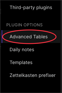 Can't activate? 0.9.11 · Issue #18 · tgrosinger/advanced-tables-obsidian · GitHub