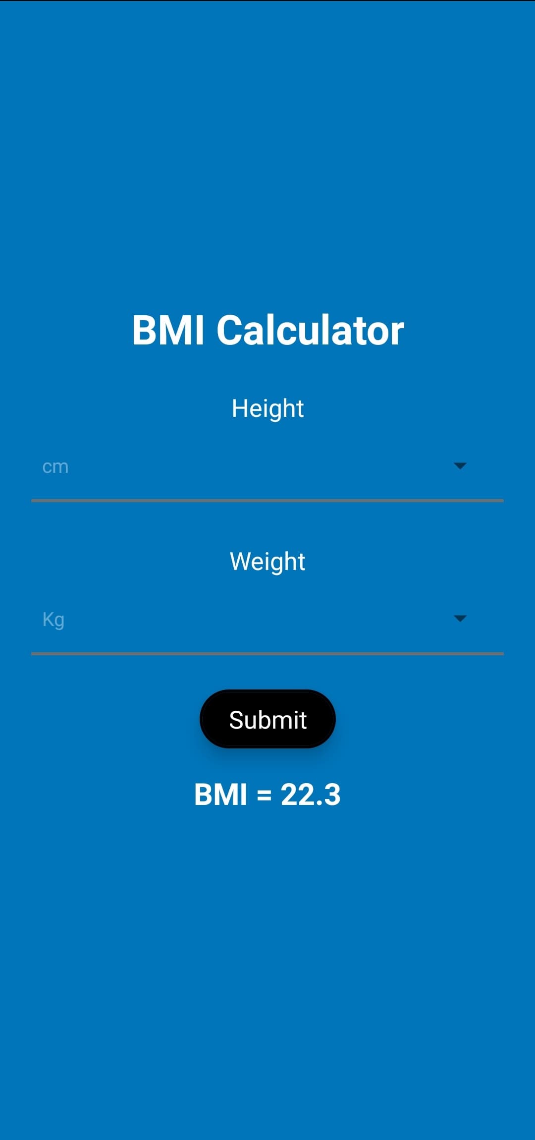 GitHub - Nirajnepal/AssignmentOne-BMICalculator