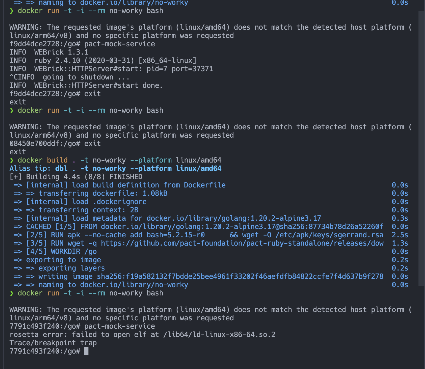 Pact-ruby-standalone not compatible with alpine glibc-2.35-r0 · Issue #96 · pact-foundation/pact ...