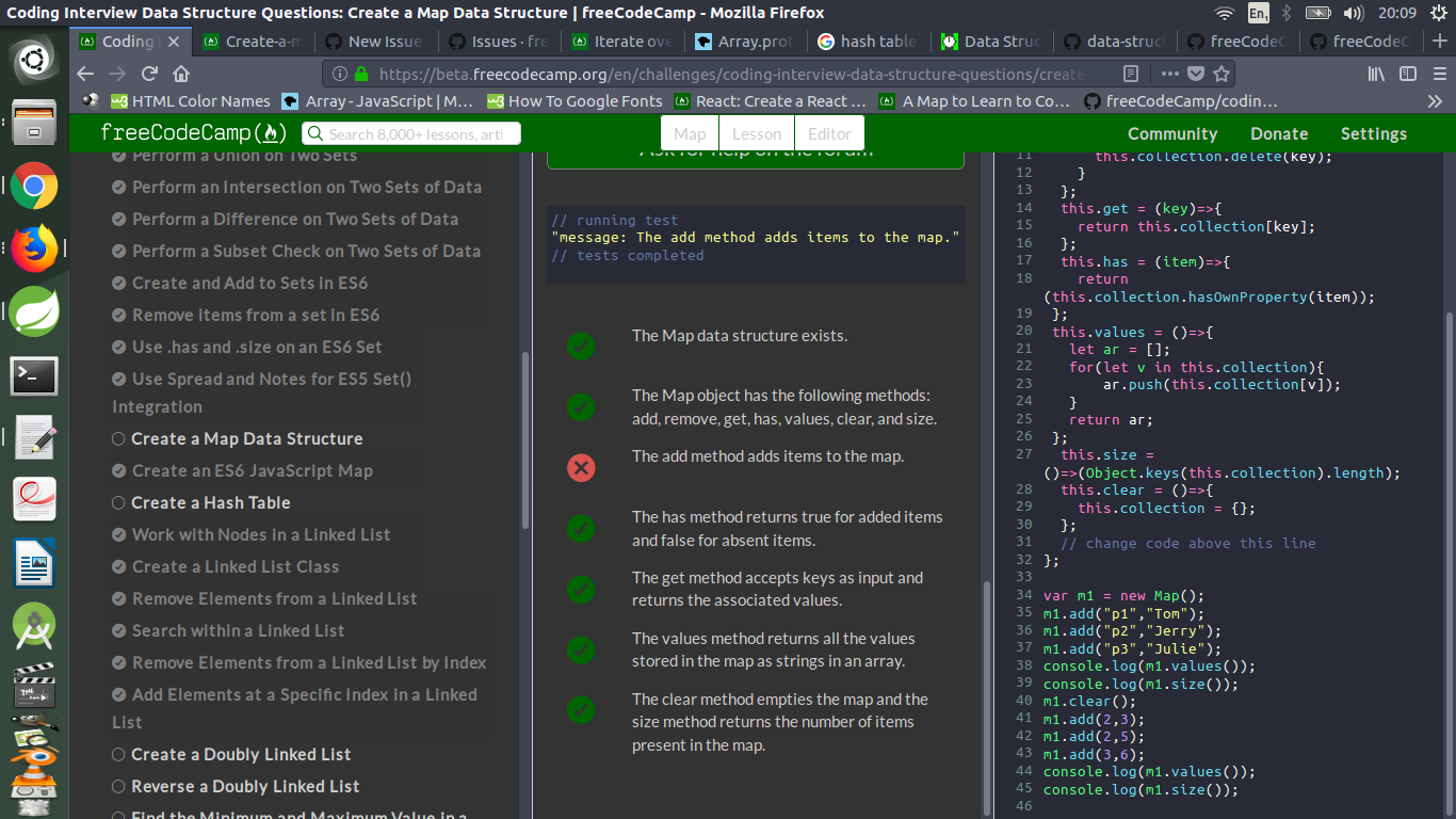 Assert Error: Create A Map Data Structure · Issue #16981 · freeCodeCamp ...