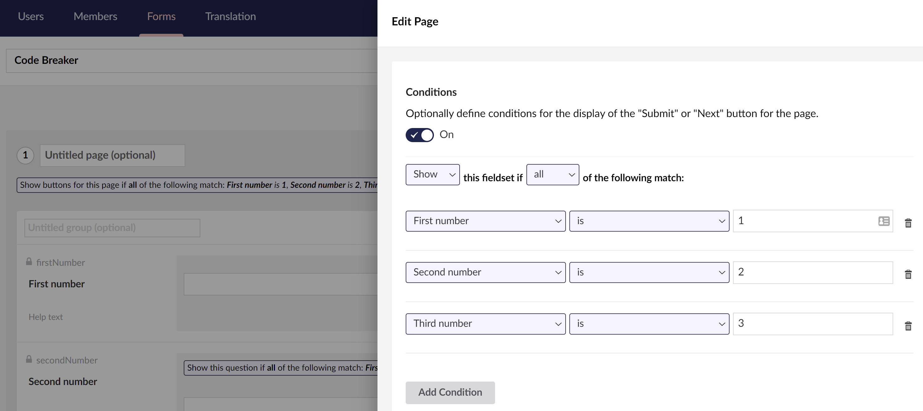 Add ability to show/hide submit button based on conditions · Issue #18 · umbraco/Umbraco.Forms ...