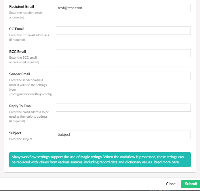 Suggestion: Contextual Help for Workflows · Issue #765 · umbraco/Umbraco.Forms.Issues · GitHub
