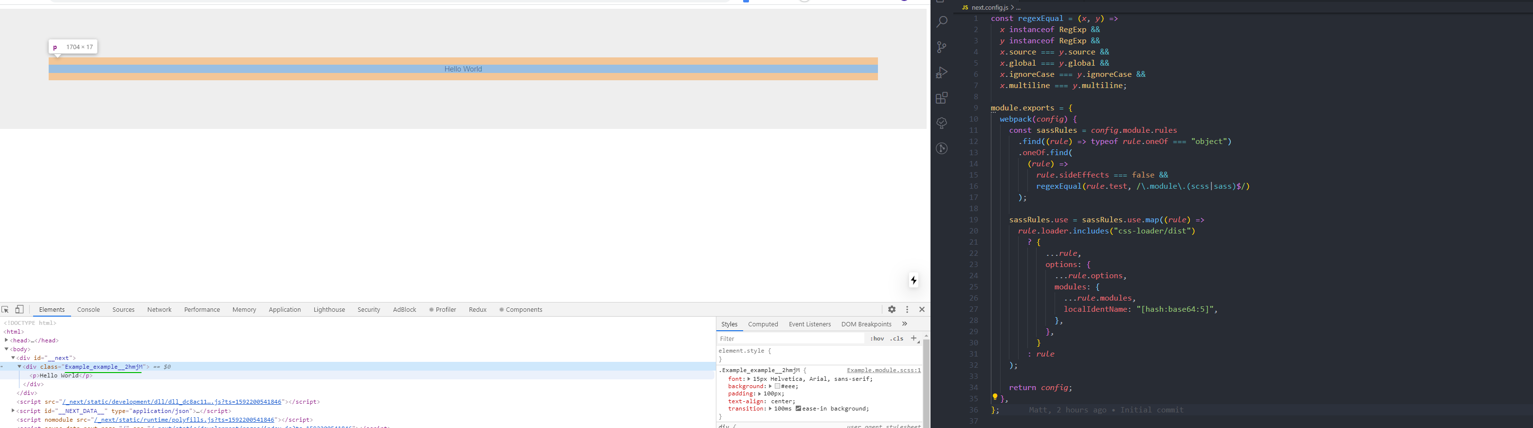 how do I set up next.config.js so that the class name only contains hash? · vercel next.js ...