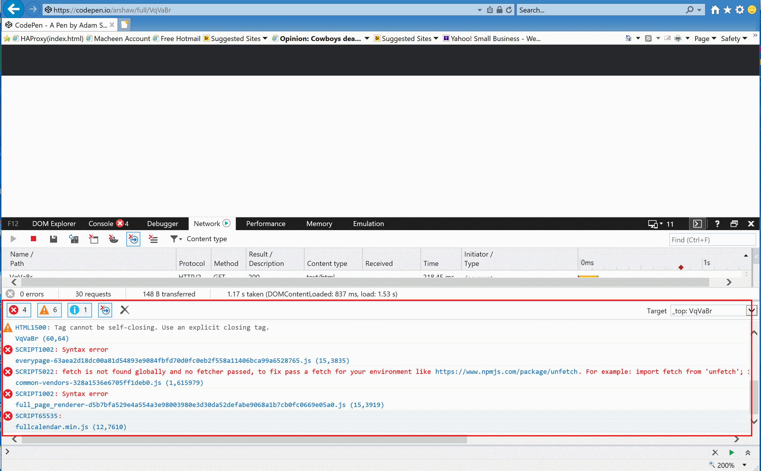 v4 Alpha.4 not loading in IE11 · Issue #4462 · fullcalendar/fullcalendar · GitHub