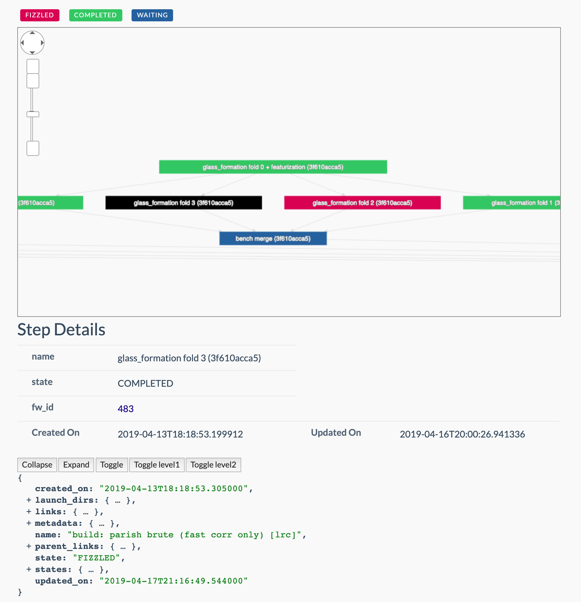 webgui wf graph fails when clicking on fireworks with archived launches · Issue #324 ...