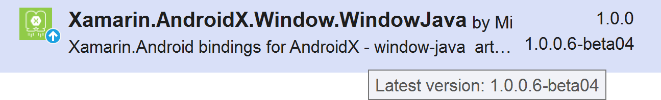 Update "AndroidX.Window" to "1.0.0" stable release · Issue #470 · dotnet/android-libraries · GitHub