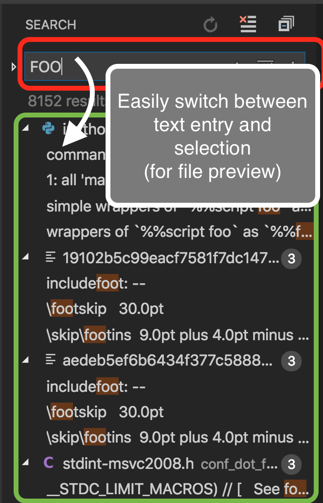 Organic search · Issue #76816 · microsoft/vscode · GitHub