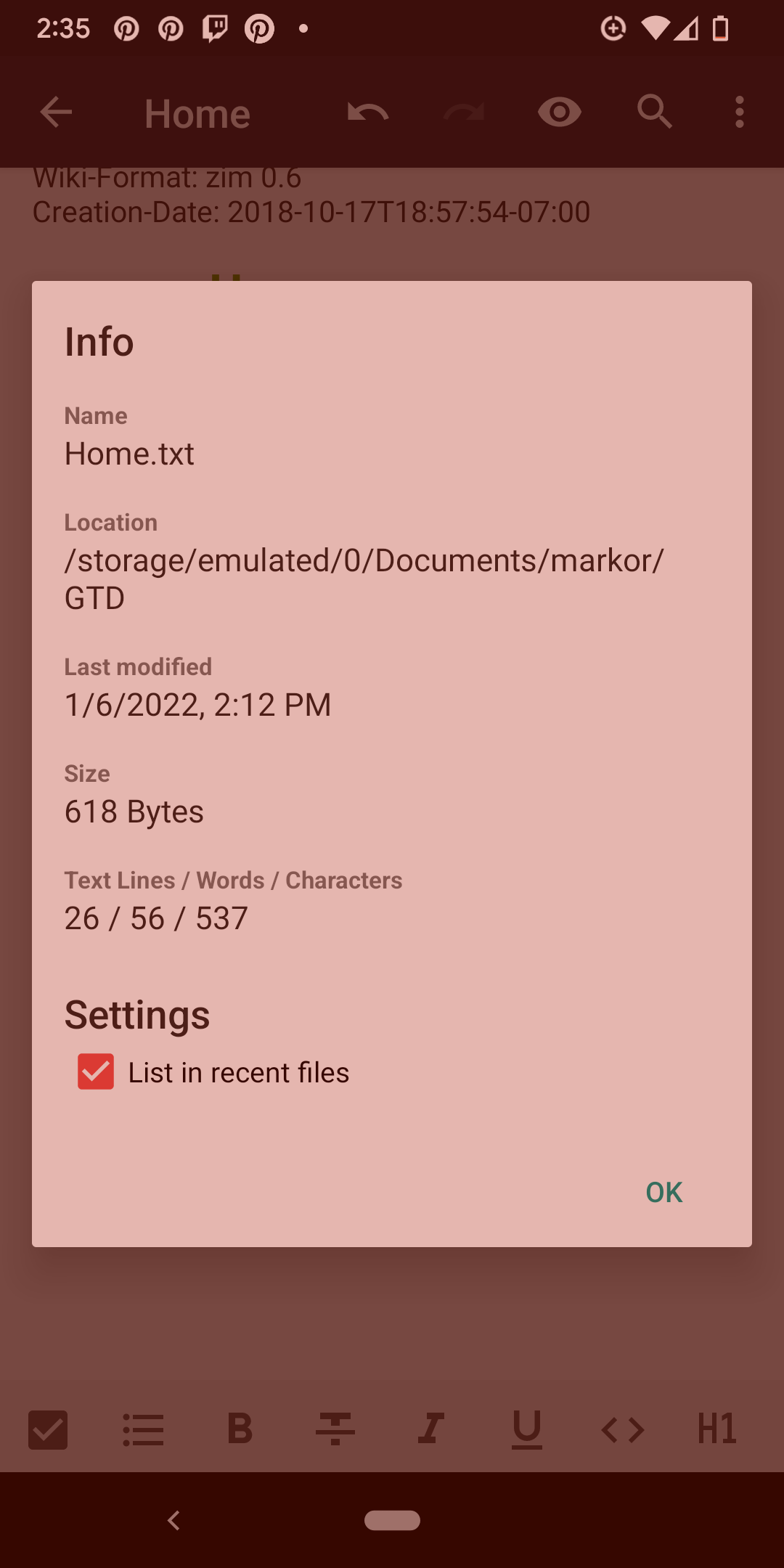 zim: subpages are saving in some alternate location · Issue #1556 ...
