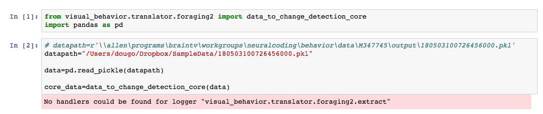 Running data issues: Speed is all zeros, and frame count off by one · Issue #98 · AllenInstitute ...