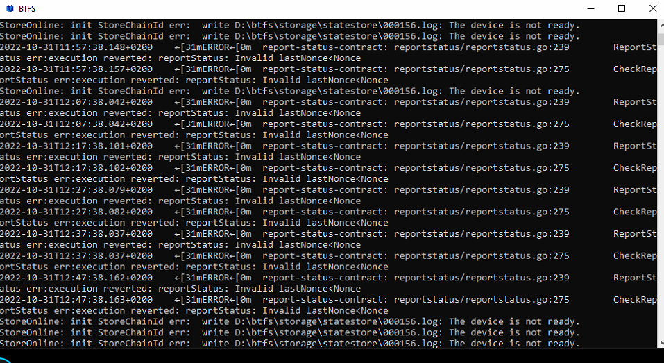 Getting weird errors in the console · Issue #259 · bittorrent/go-btfs · GitHub