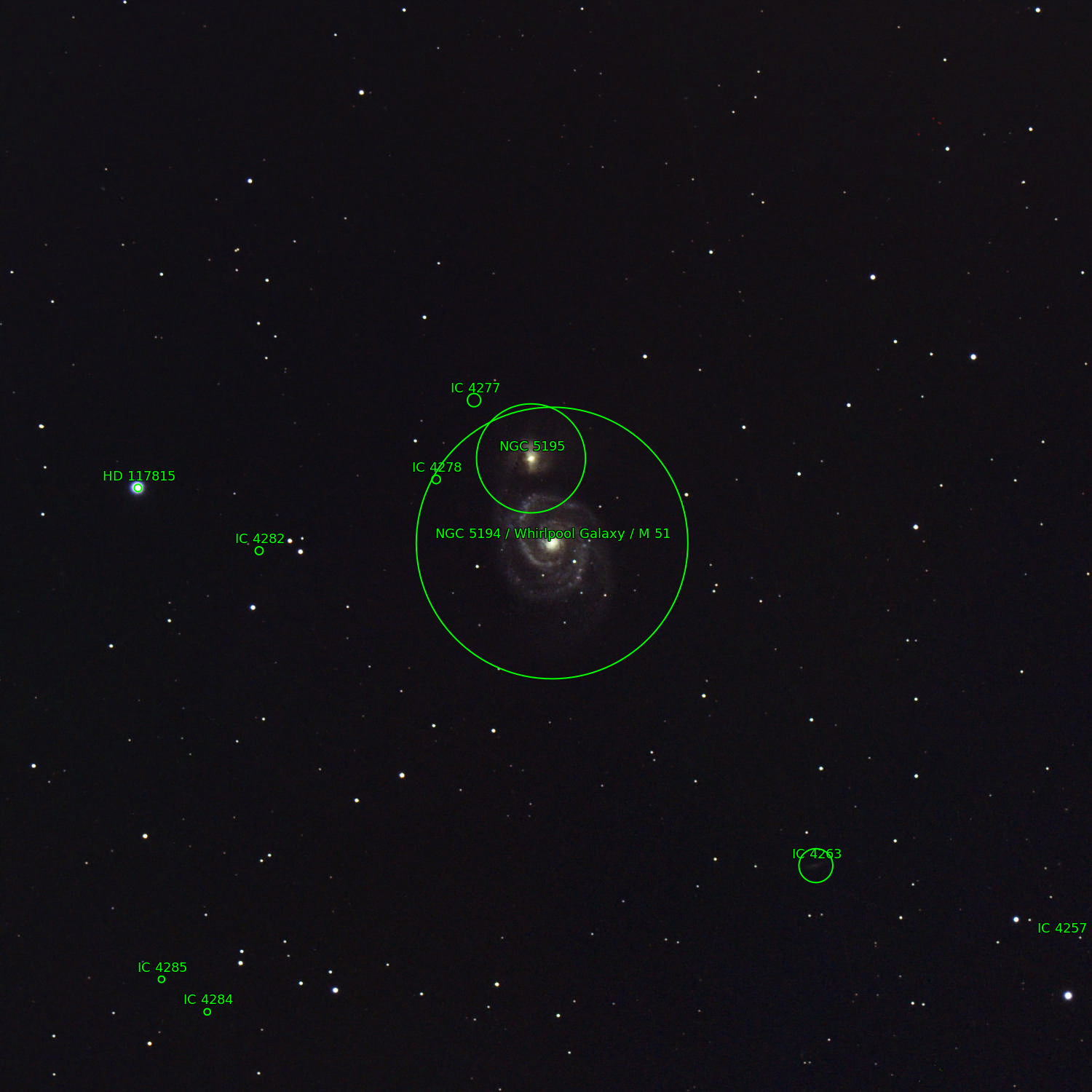 M 51 / NGC 5194 / Whirlpool Galaxy / NGC 5195 - July 22, 2022 ...
