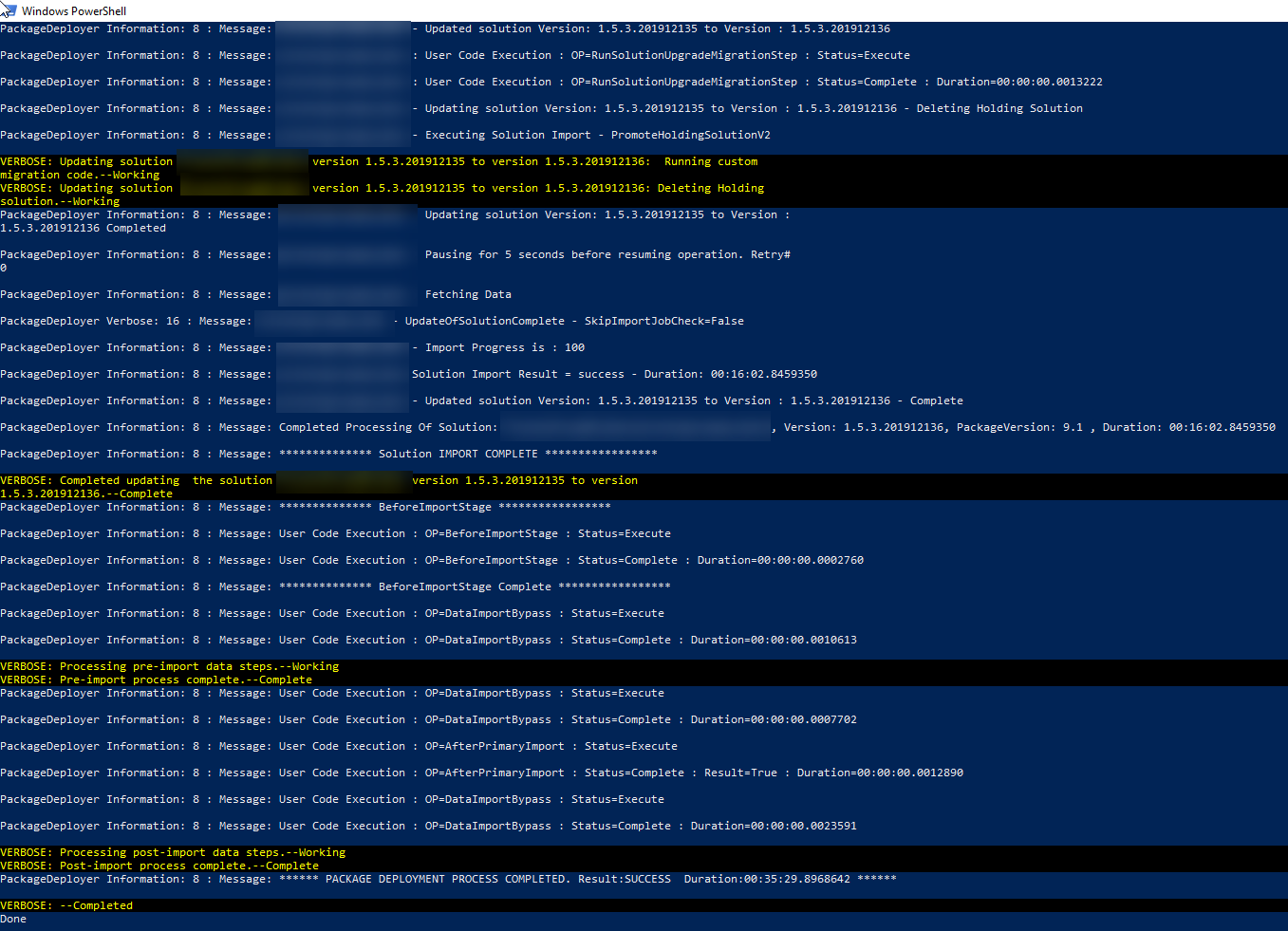 timeout in Package Deployer task · Issue #71 · WaelHamze/dyn365-ce-vsts-tasks · GitHub