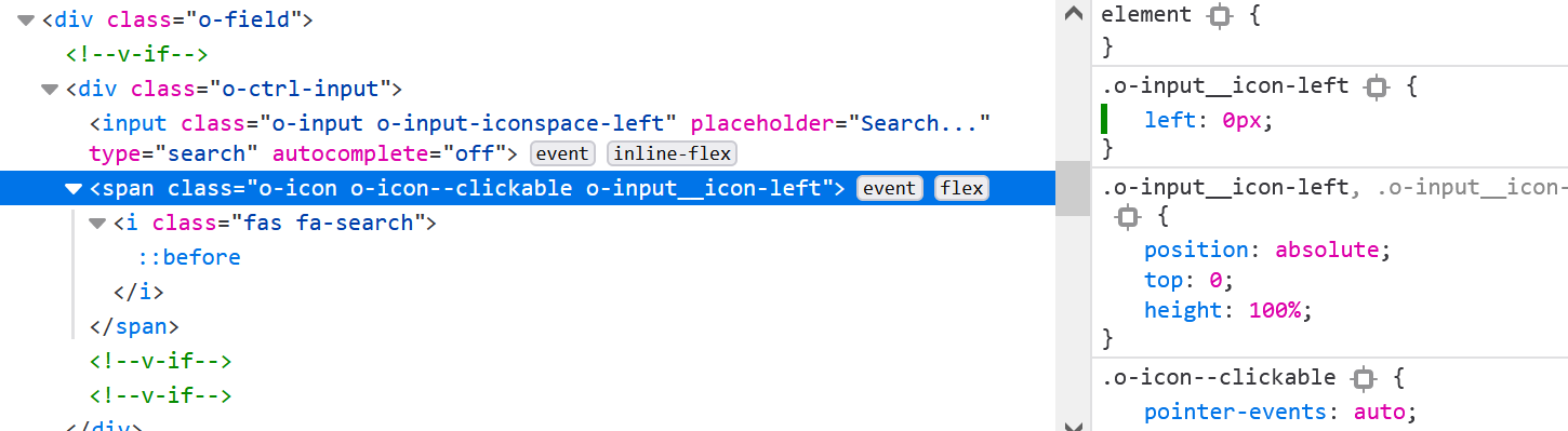 o-input search box icon overlap placeholder · Issue #228 · oruga-ui/oruga · GitHub