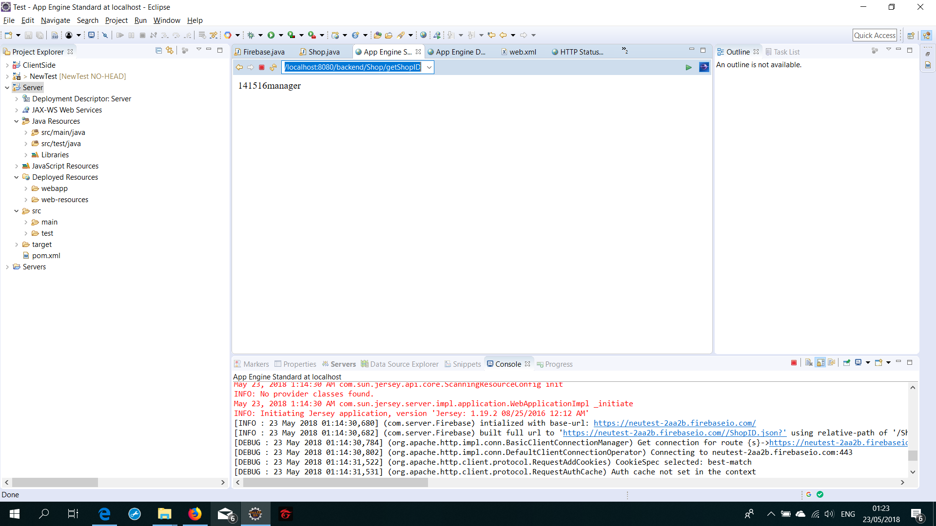 The exception when run app engine in cloud which are not occur when run local · Issue #3080 ...