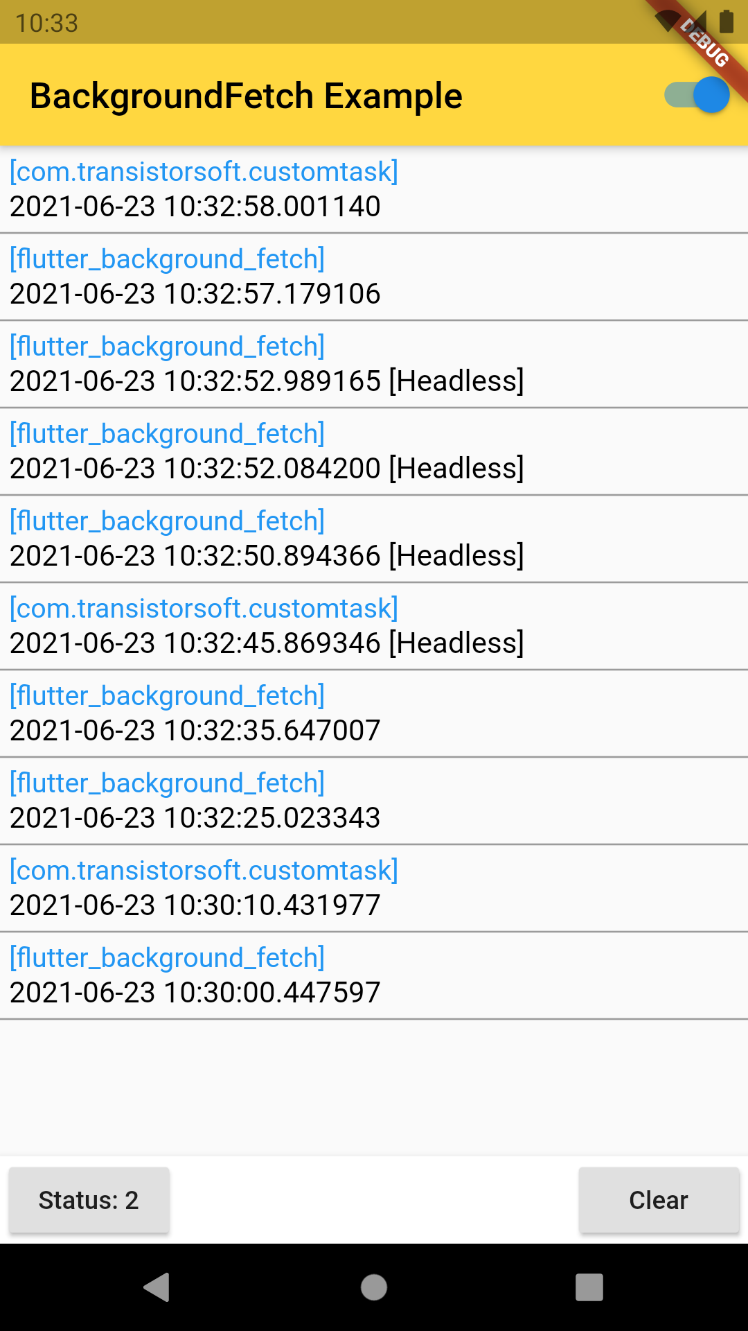 Its not working automatically after 15 mins · Issue #229 · transistorsoft/flutter_background ...