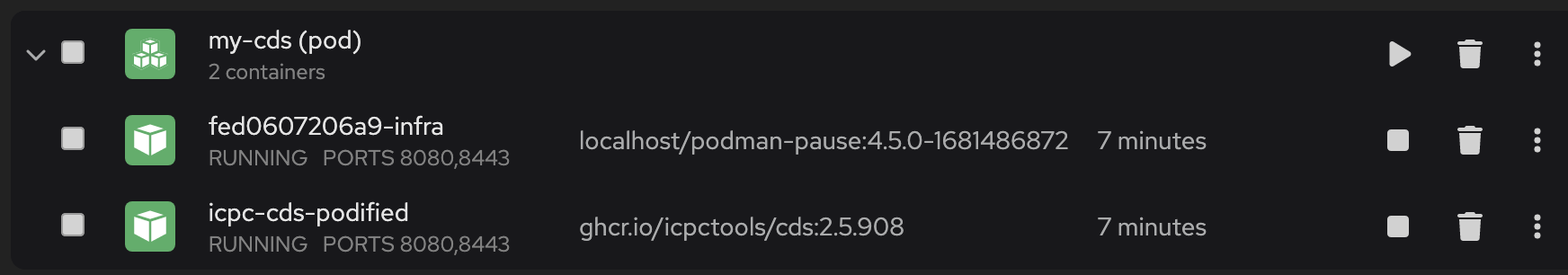 Pod Actions Wrong In Containers View · Issue 2489 · Containerspodman Desktop · Github
