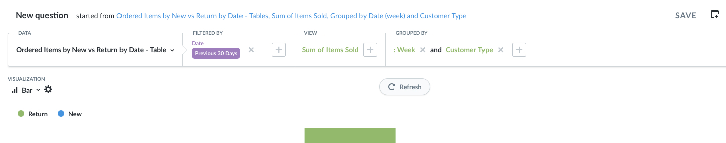 Query Builder - Queries against Saved Questions with Applied Filters ...