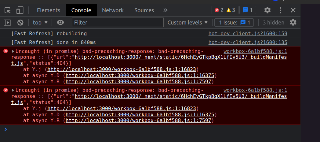 nextjs v12 bad-precaching-response · Issue #288 · shadowwalker/next-pwa · GitHub
