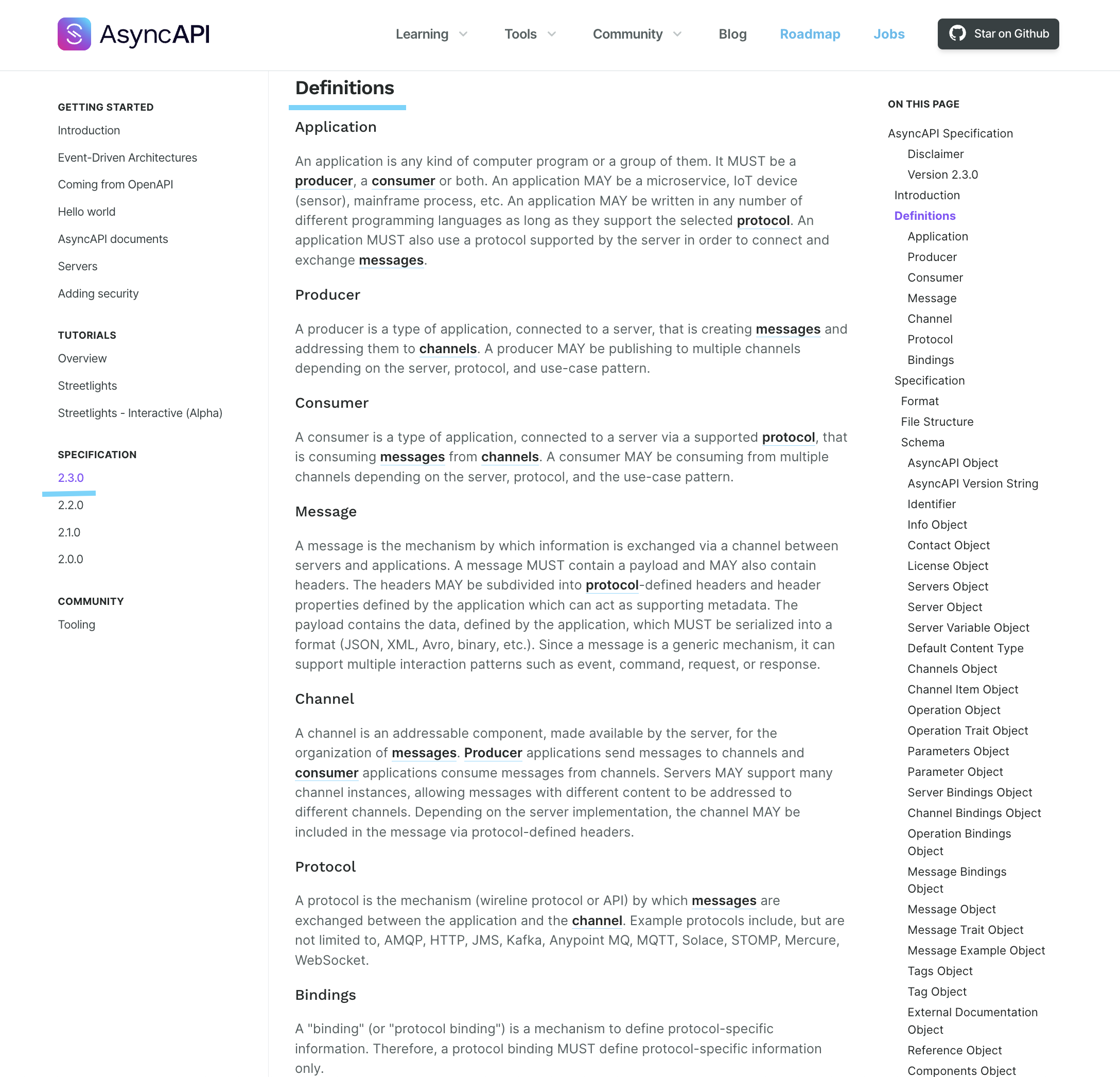 [📑 Docs]: ADD 'server' definition to specification docs · Issue #587 · asyncapi/website · GitHub